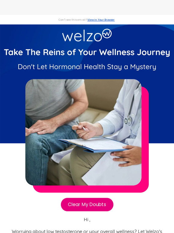 Welzo: Embrace Your Manhood: Discover Your Hormone Levels | Milled