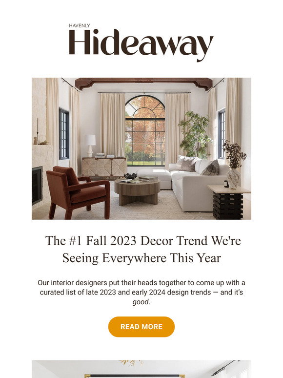 Havenly: The top fall 2023 decor trend is 💩 | Milled