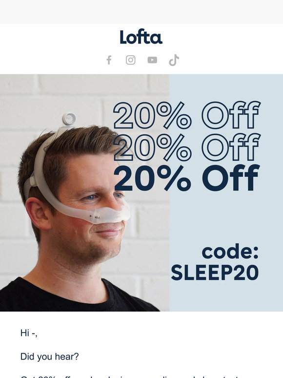 Lofta: 👍 CPAP Mask Sale | Milled