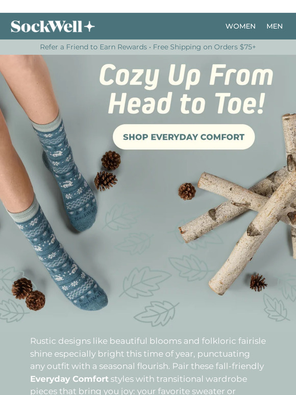 Sockwell: These styles are like cozy fall sweaters for your feet | Milled