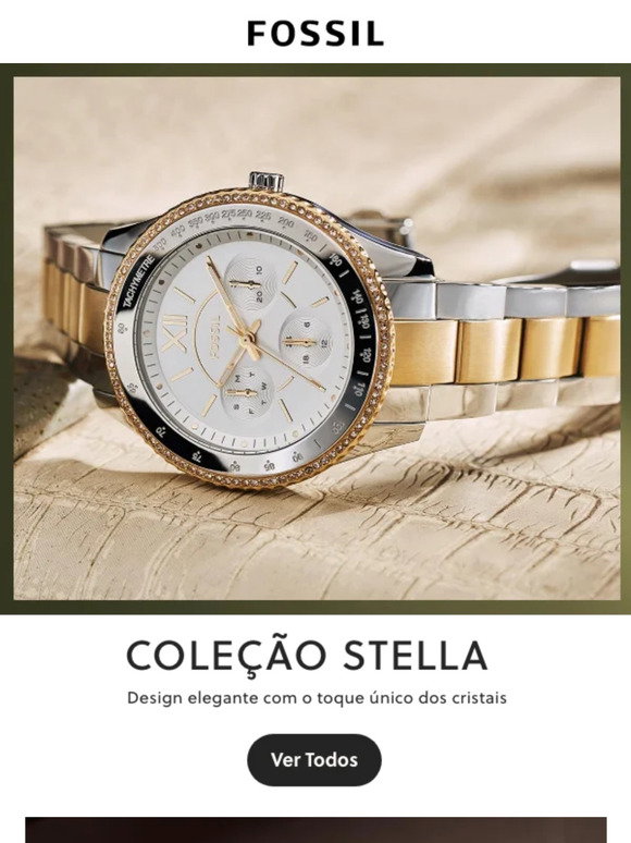 Fossil: Design super elegante e sofisticado ⌚ | Milled