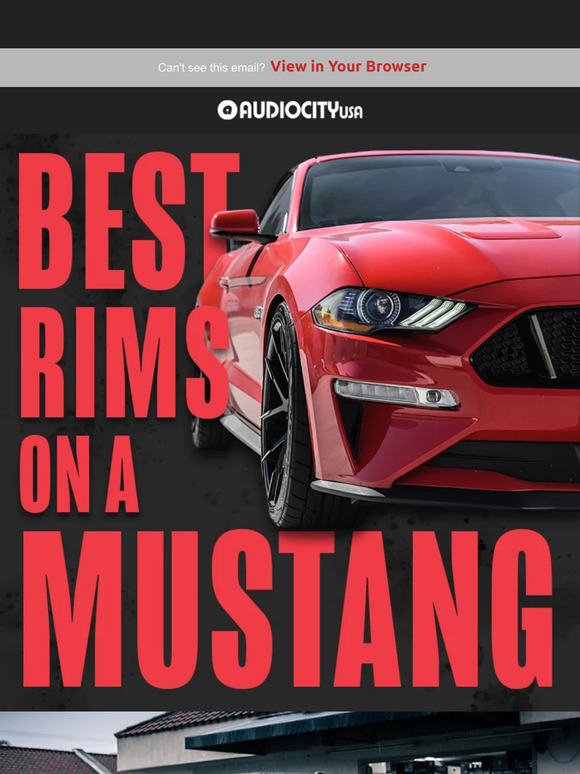 Audiocityusa: 😮🤔 What are the BEST Rims on a Mustang!? 😮🤔 | Milled
