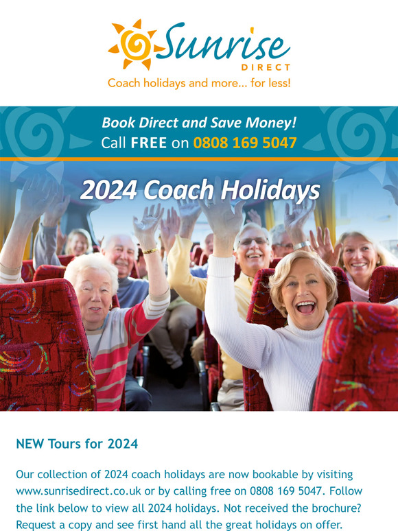 Sunrise Direct: 2024 Holidays on Sale NOW! | Milled