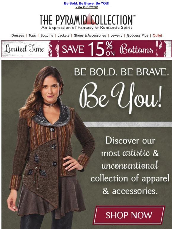 Pyramid Collection: Discover Our Most Artistic Collection of Apparel ...