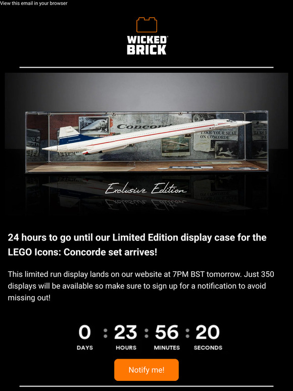 Wicked Brick: Take a closer look at our Concorde display ️ | Milled