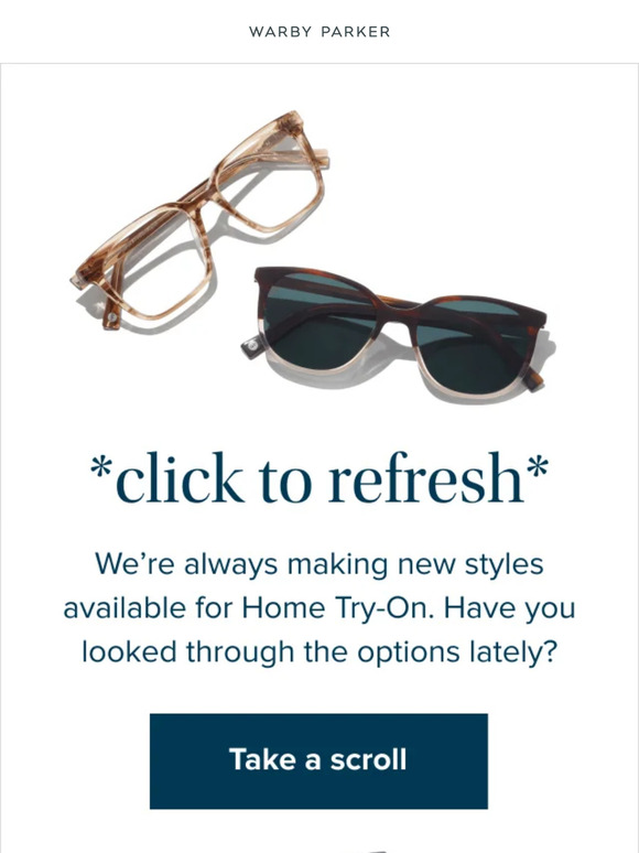Warby Parker: Fresh frames for Home Try-On | Milled