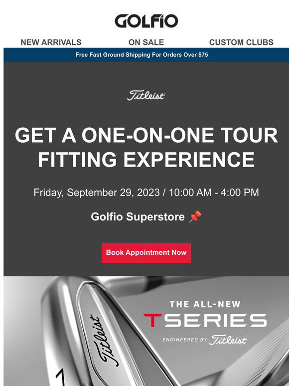 Golfio.com: Golfio Superstore Titleist Custom Fitting Day | Milled