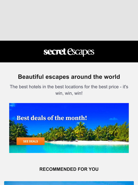 Secret Escapes: Ultimate barefoot luxury breaks | Milled