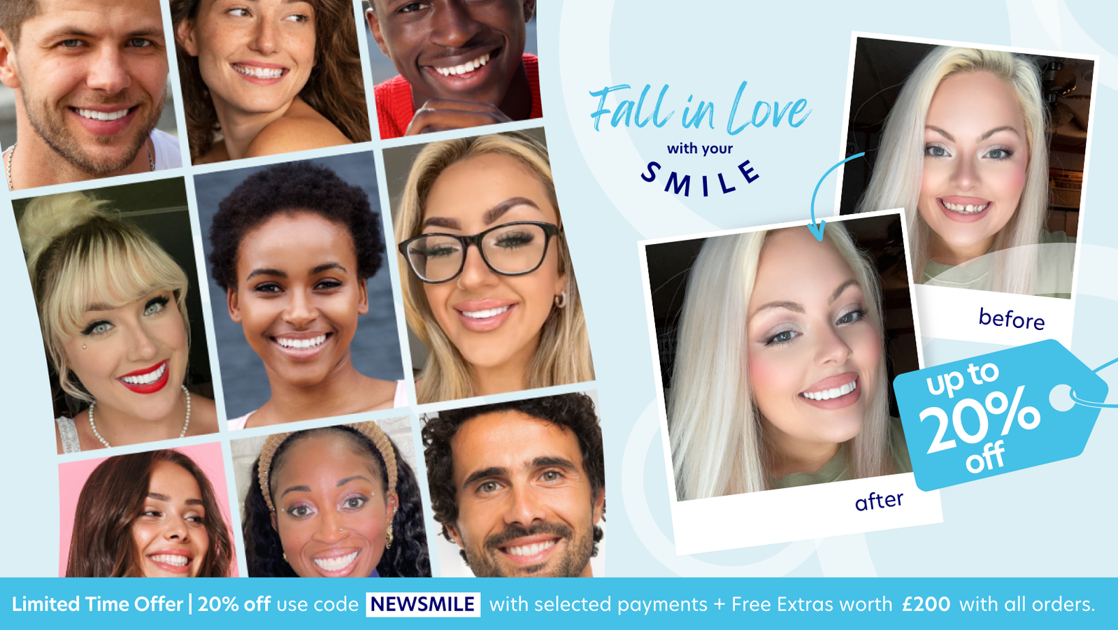 INSTAsmile: Hey —, You Can Fall In Love With Your Smile! 💕 | Milled