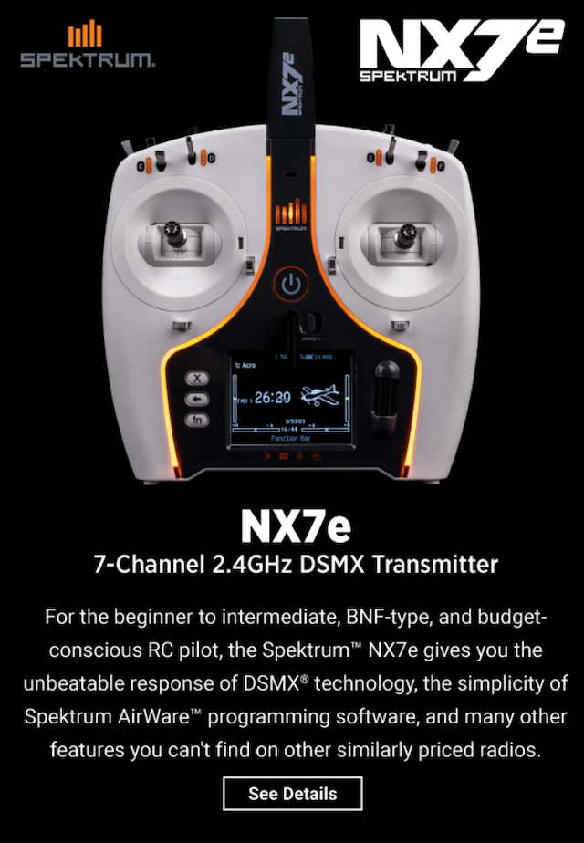 Tower Hobbies: New release from Spektrum: NX7e 7-Channel 2.4GHz DSMX ...