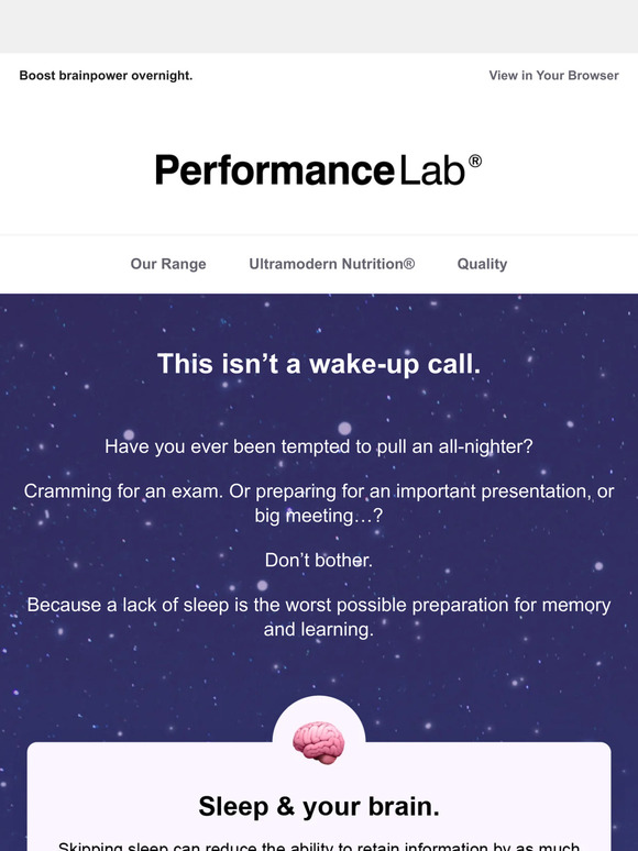 Performance Lab: The link between sleep & performance. | Milled
