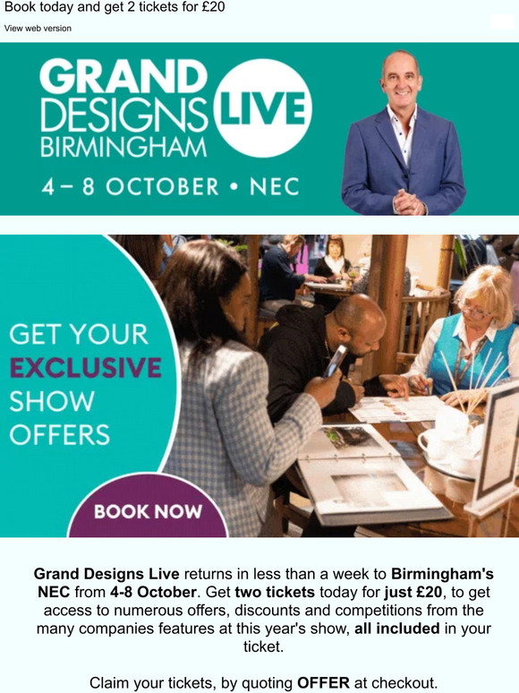 Grand Designs: Find out what offers and competitions you can you find ...