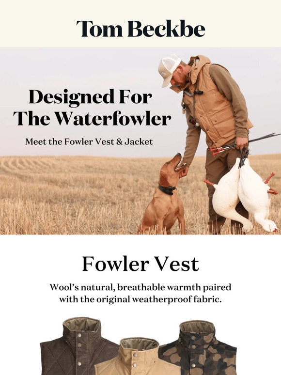 Tom Beckbe: Meet the Fowler Vest & Jacket | Milled