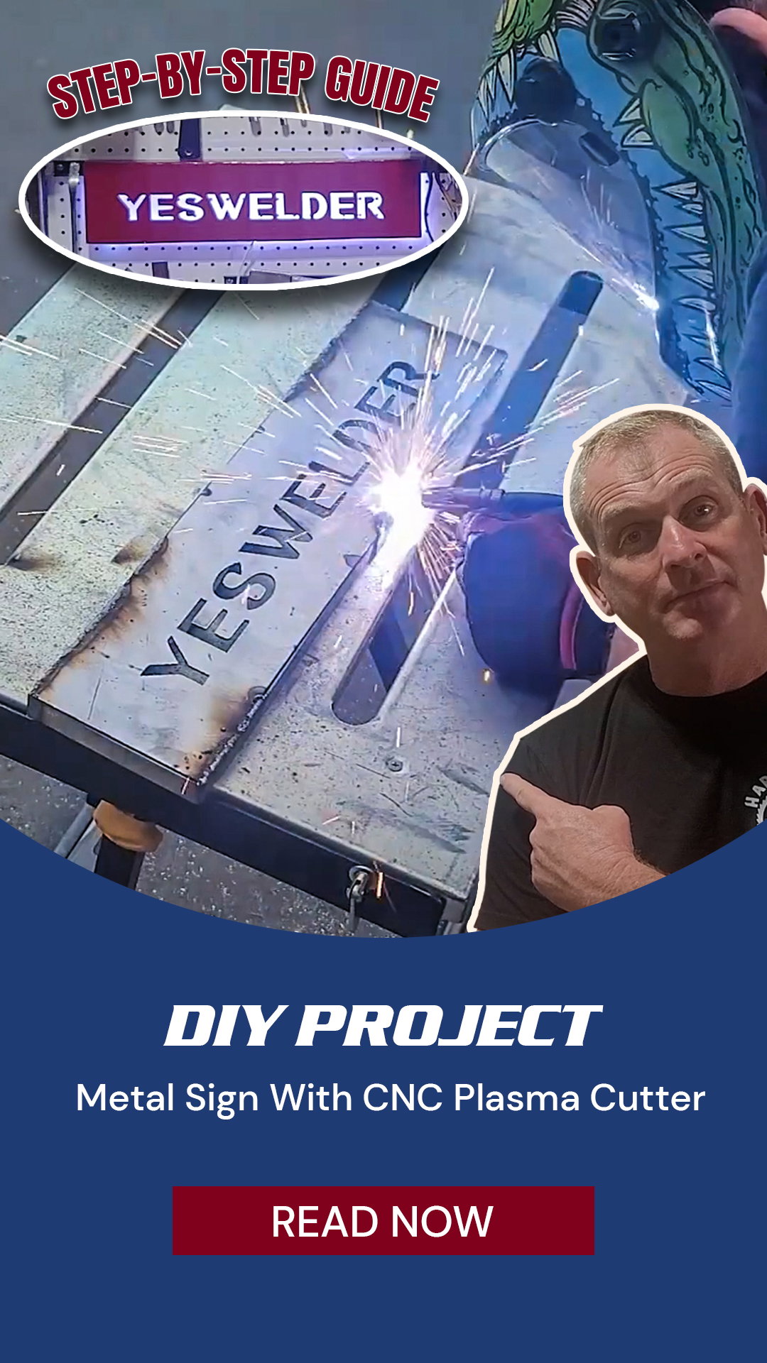 YesWelder: Make A Metal Sign With CNC Plasma Cutter | Milled