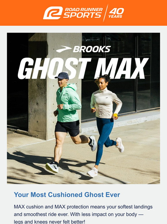Road Runner Sports: Boo! Your Brooks Ghost Max Is Here 👻 | Milled
