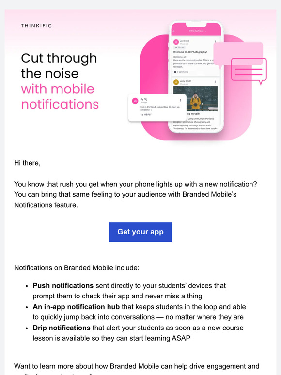 Thinkific: Creator Educator, get and keep your audience’s attention ...