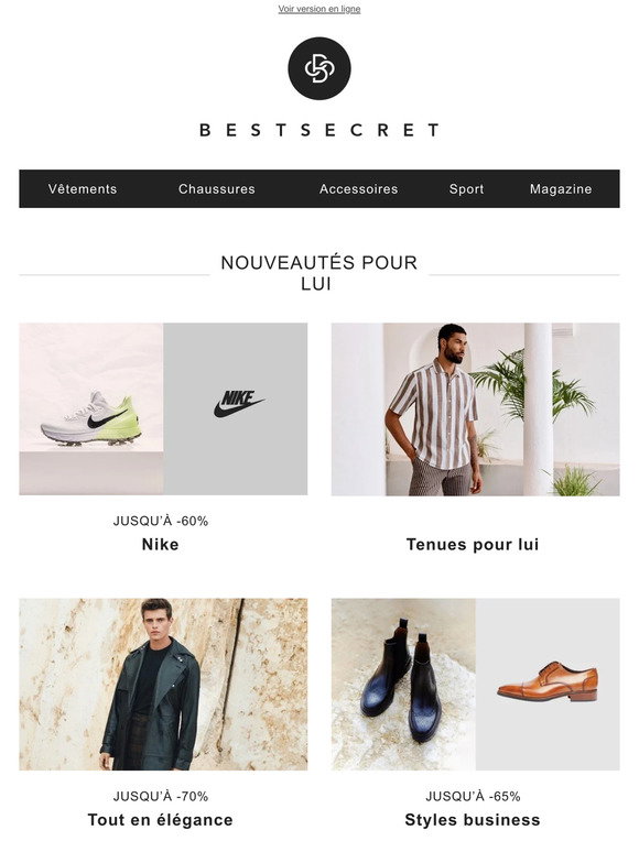 BestSecret: Nike | Tenues pour lui | Tout en élégance | Styles business ...