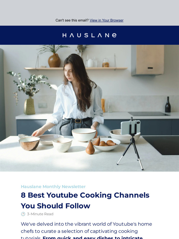 Hauslane: 8 Best Youtube Cooking Channels You Should Follow 🔥 | Milled