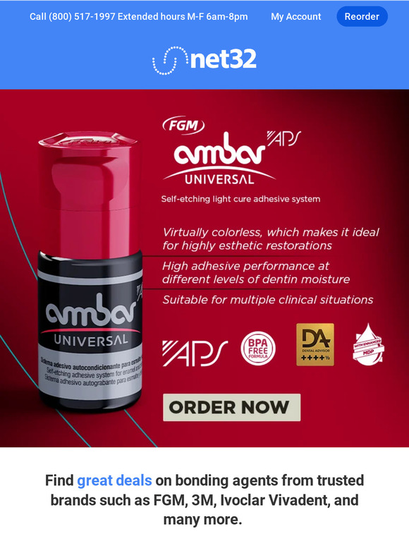 Net32: Ready to Save Big on Bonding Agents? | Milled