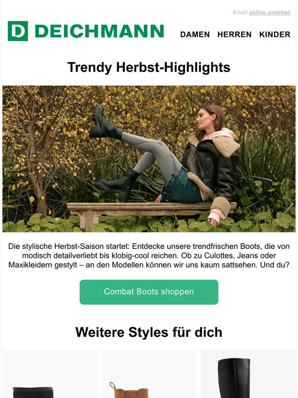 Deichmann: Combat Boots: Das Trend-Highlight im Herbst entdecken | Milled