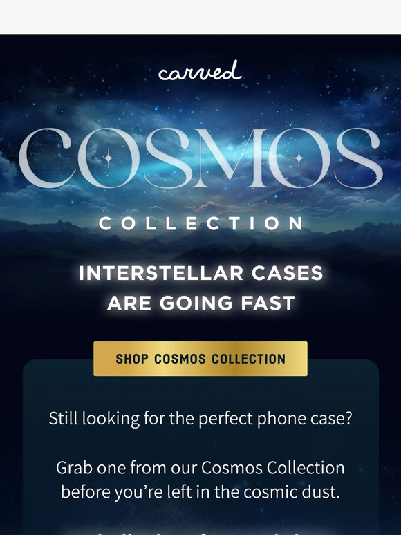 Carved: 💫Cosmos Collection is almost out of orbit | Milled