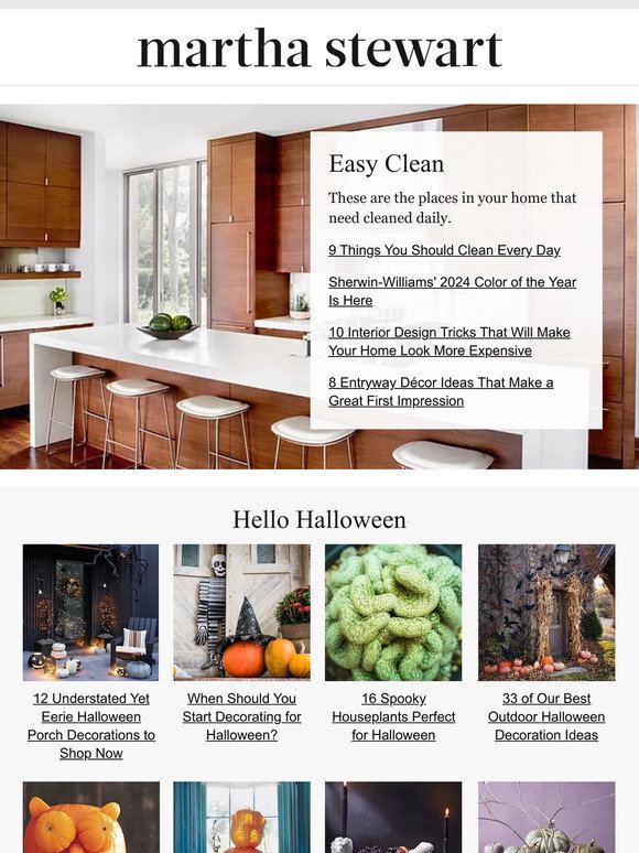 Martha Stewart: 9 Things You Should Clean Every Day | Milled