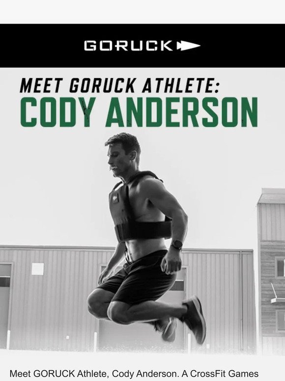 GORUCK: Meet GORUCK Athlete Cody Anderson | Milled