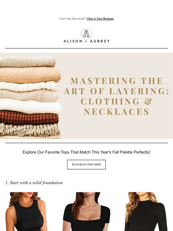 Alison + Aubrey: How To Guide: Fall Layering Edition🍂 | Milled