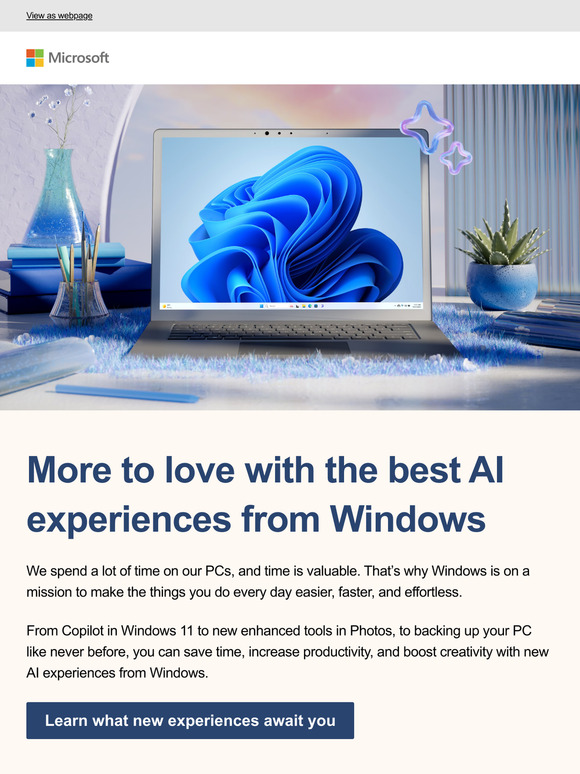Microsoft: Get personalised AI experiences from Windows | Milled