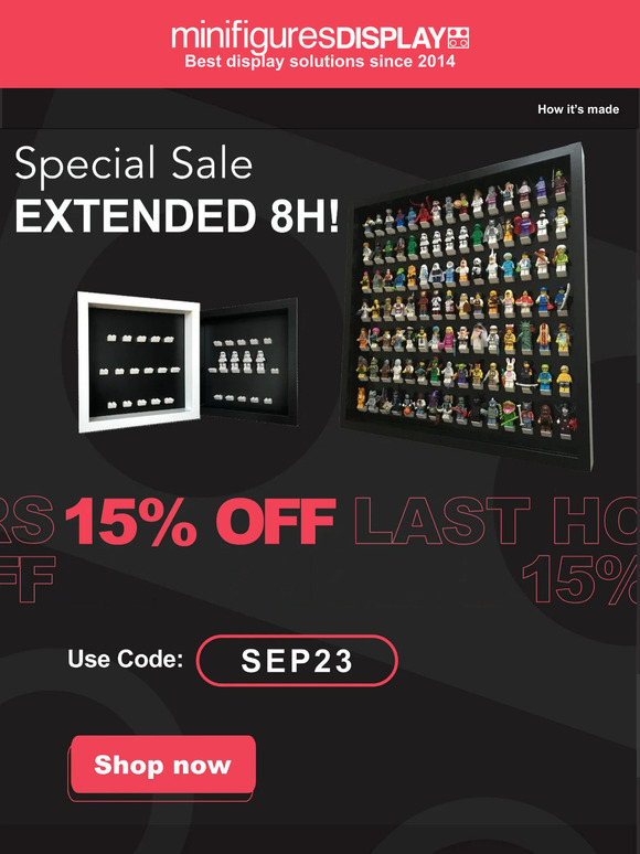 Minifigures Display: 8 hours to get our best LEGO Display Frame ever ...