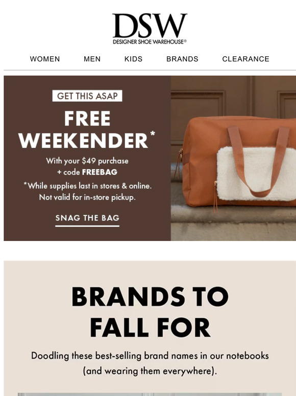 DSW: These brands 😍😍😍 | Milled