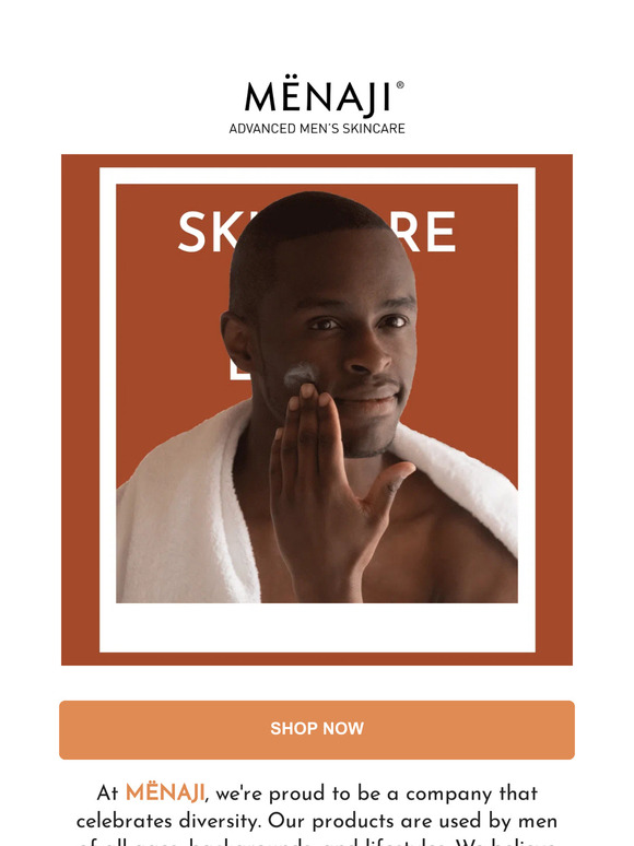 Menaji: Hey there!! Skincare for all men, all skin ♂️ | Milled