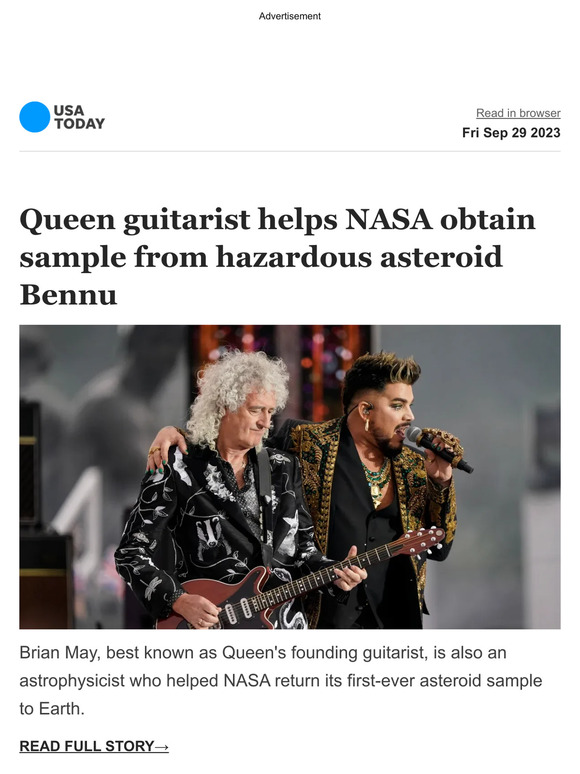 USA TODAY: Top Stories: Queen's guitarist also an accomplished ...