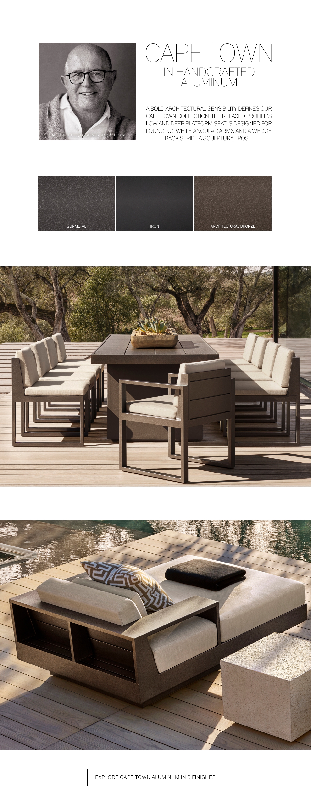 Restoration Hardware: Architectural Outdoor Collections in Handcrafted ...