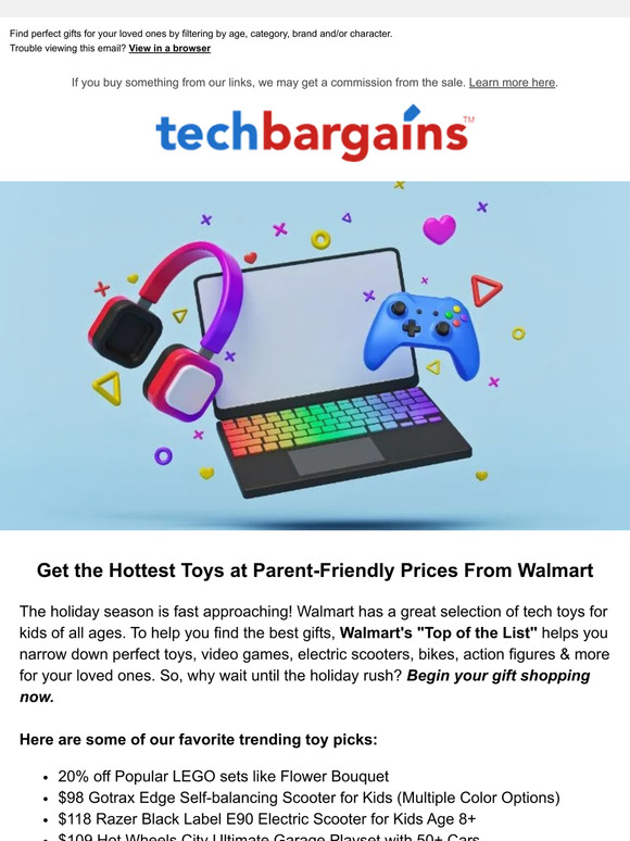 TechBargains: Walmart's Top Holiday Picks for Toys, Video Games & Tech ...