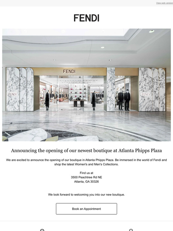 Fendi: Now Open: Fendi at Atlanta Phipps Plaza | Milled