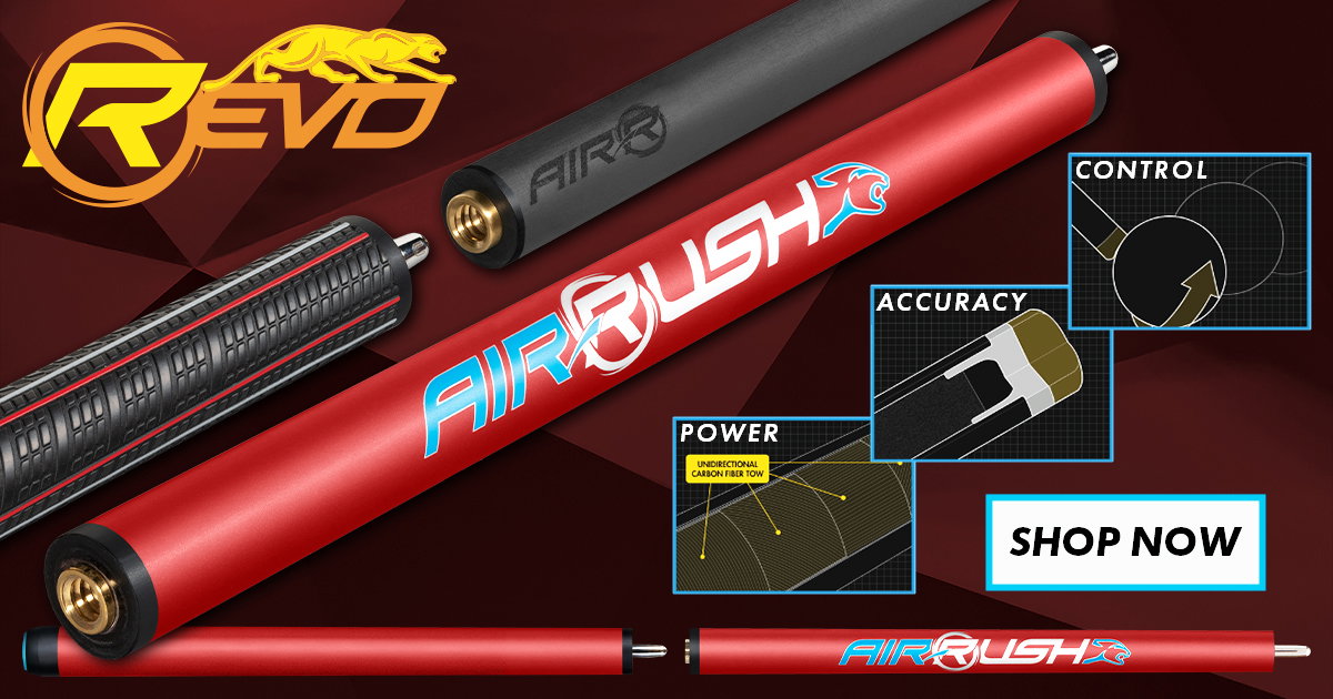 PoolDawg: NEW Predator Air Rush Red Revenge Jump Cue | Milled