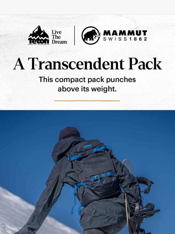 Teton Gravity Research: Introducing Mammut x TGR 🎒 | Milled