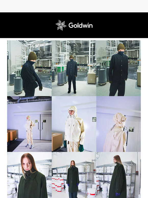 Goldwin: Now Available: Goldwin x Spiber Collection | Milled