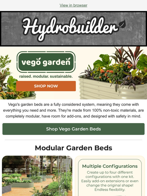 Hydrobuilder: Easy Growing with Modular Raised Beds from Vego 🌱 | Milled