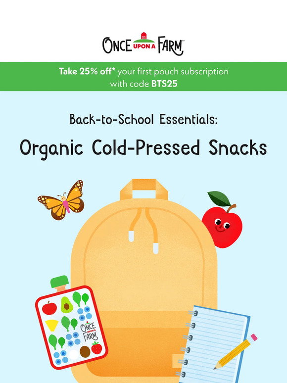 Once Upon A Farm: Back-to-School Made Easy with O’Farm 🍎 | Milled