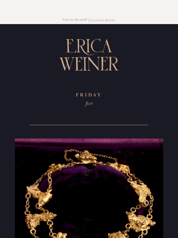 Erica Weiner: 🗡️Friday 5: mystical, mythical jewels.🔥 | Milled