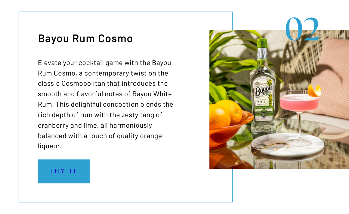 Barsys: Discover Bayou Rum Cocktails Today! | Milled