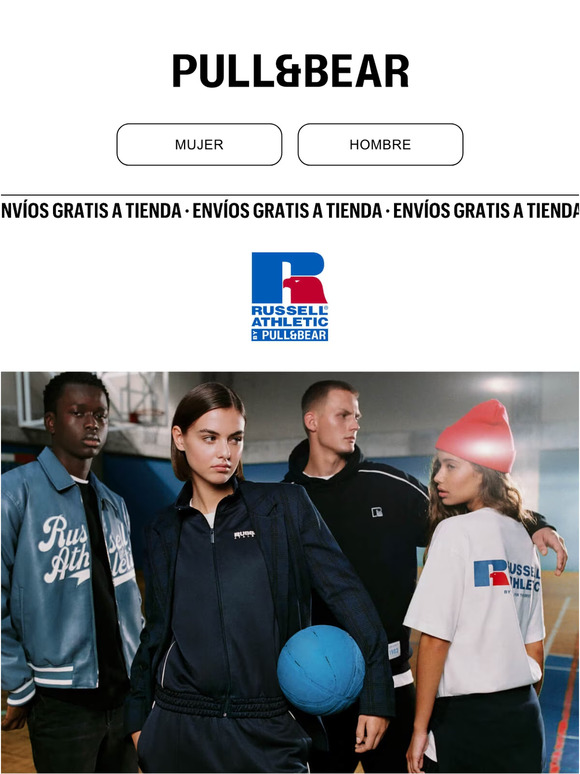 Pull&Bear: NEW COLLAB | Russell Athletic by P&B 🦅 | Milled