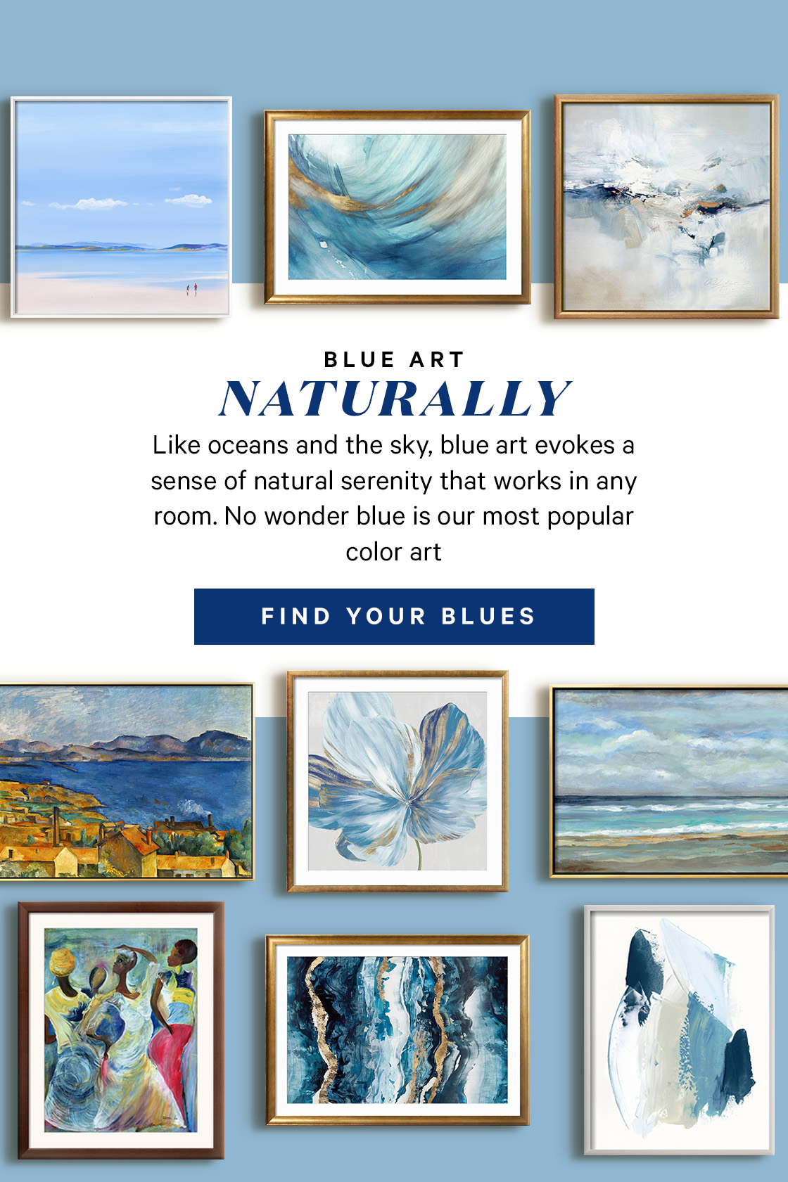 Art.com: 💙 Why is blue art so popular? | Milled