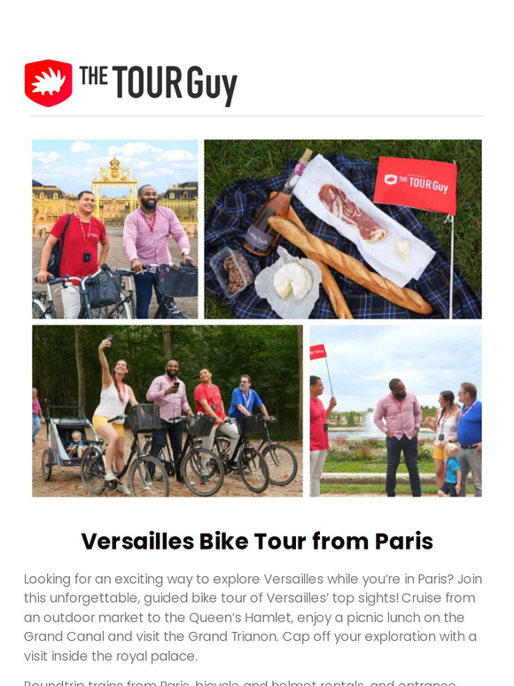The Tour Guy: Versailles Bike Tour from Paris | Milled