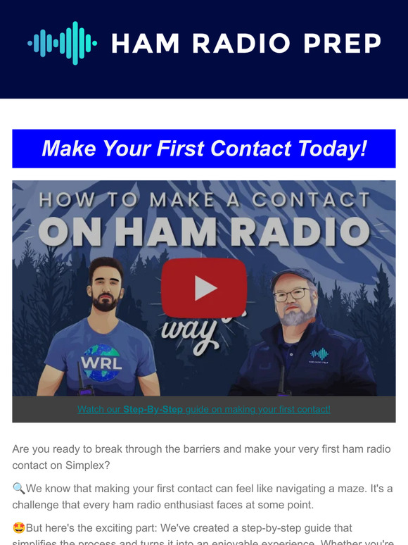 Ham Radio Prep: Your FREE Step-by-Step Guide to Making Your First Ham Radio Contact! 🚀 | Milled
