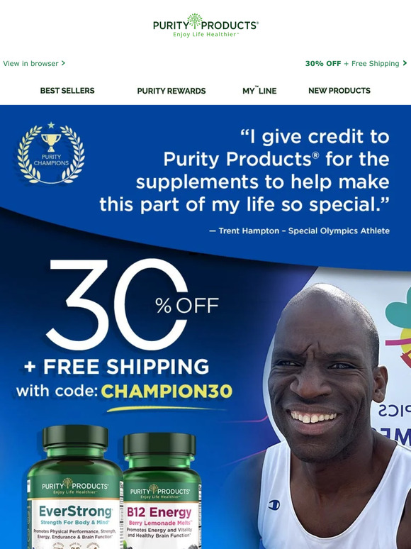 Purity Products: Catching Up With Champion Trent Hampton | Milled