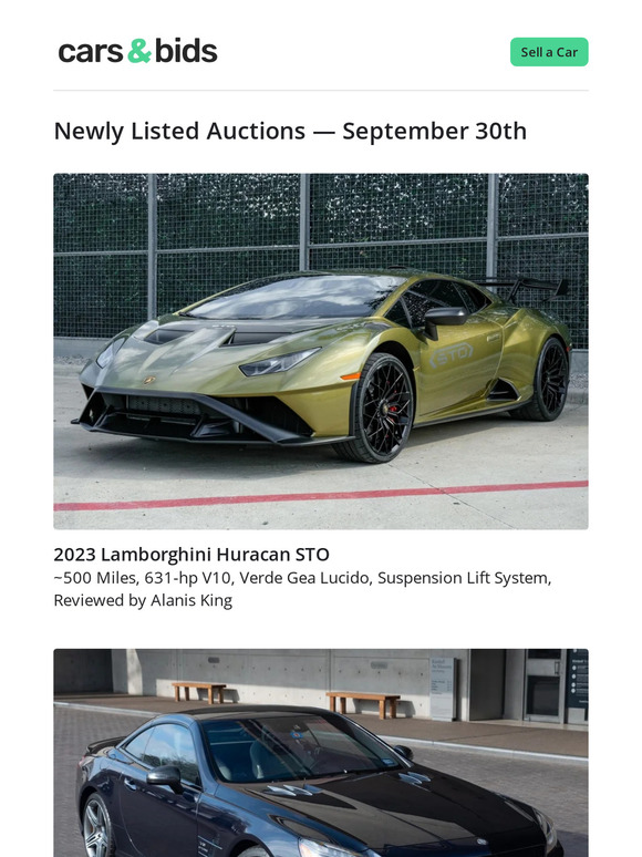 Cars & Bids: Cars & Bids Today | Milled