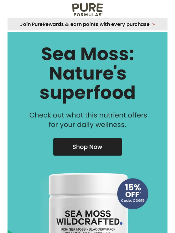 PureFormulas: Sea moss: See what the hype is all about | Milled